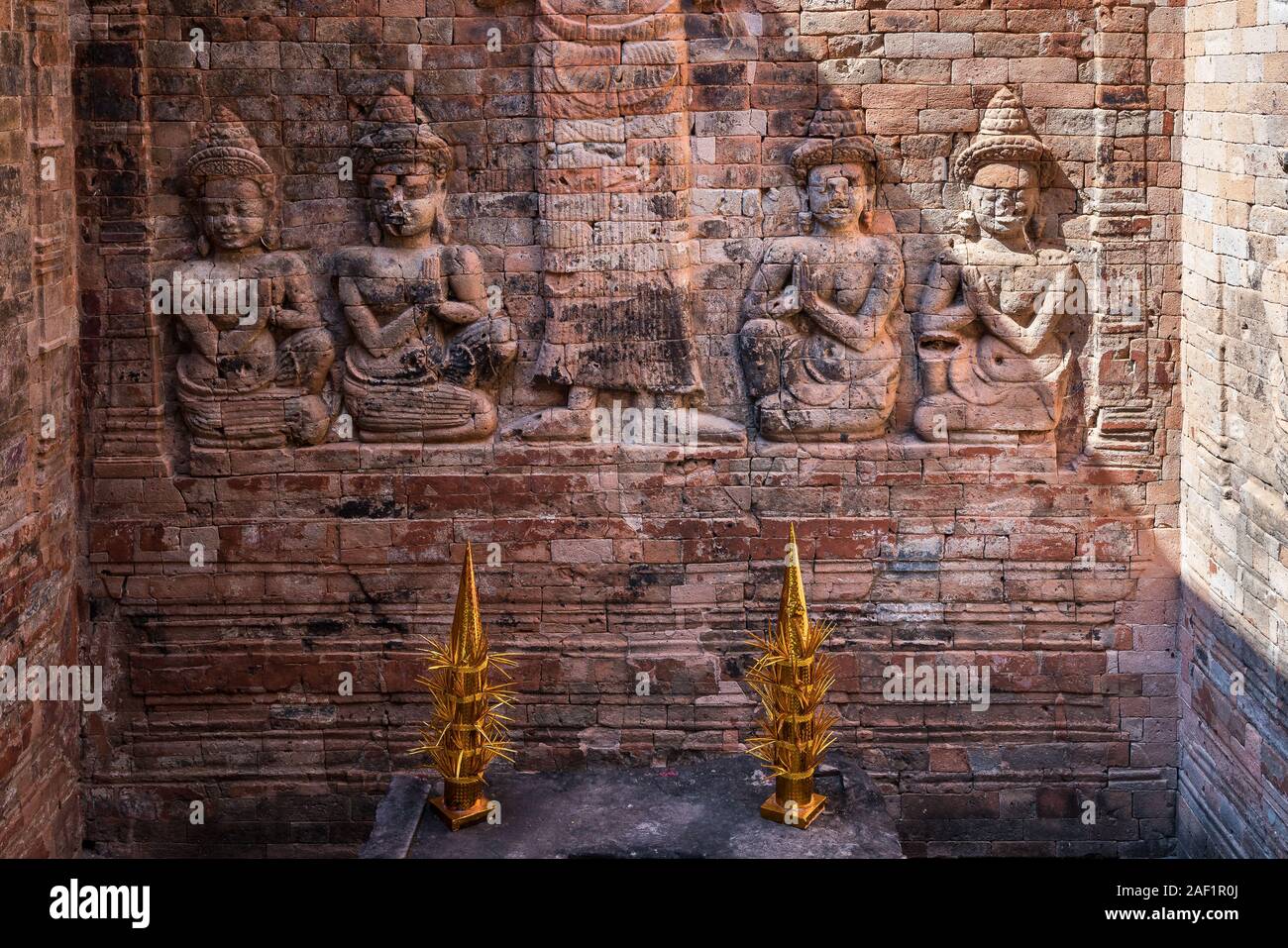 Prasat Kravan temple ancient temple complex Angkor Wat, Cambodia Stock ...