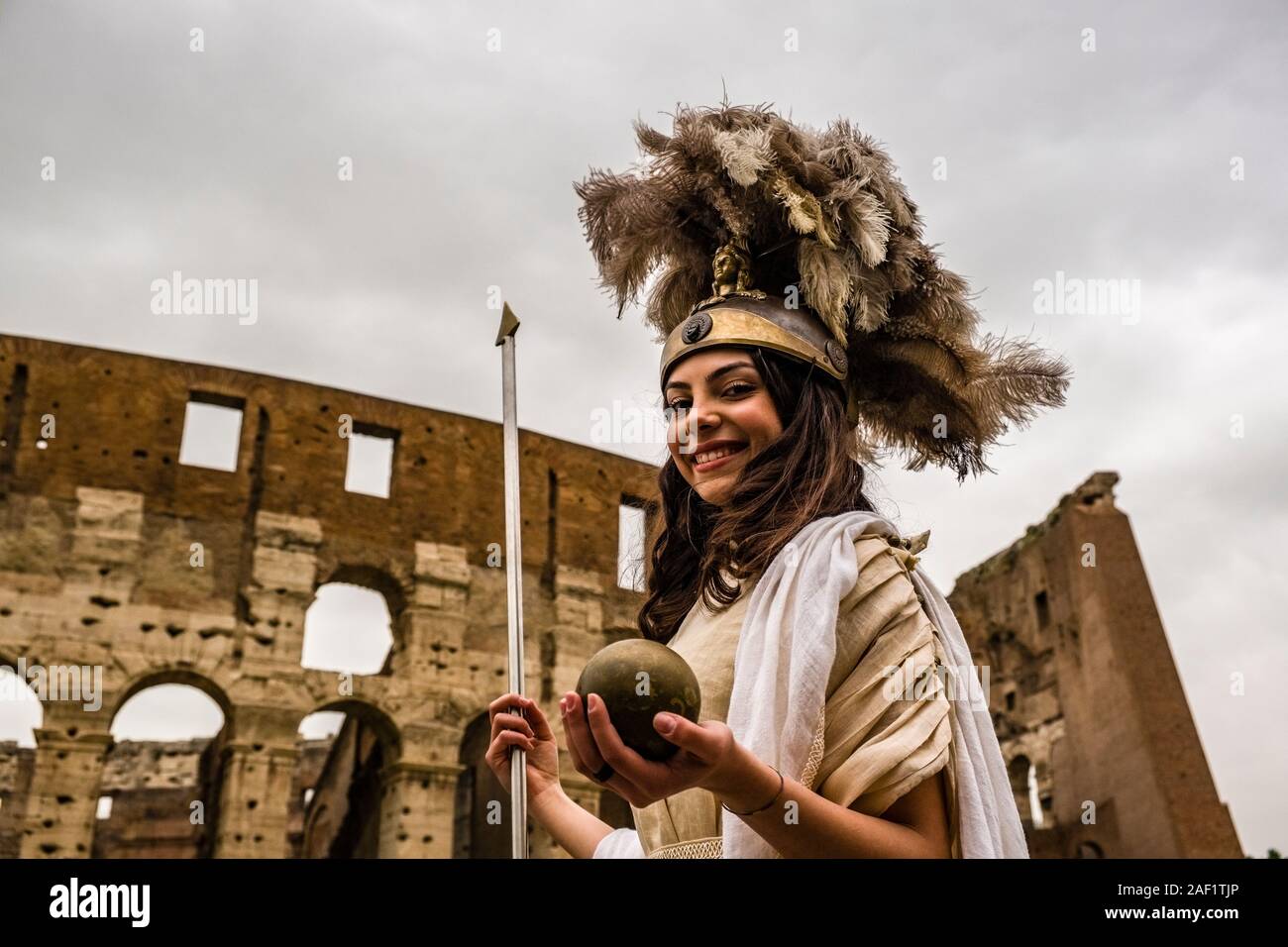 Historically dressed people taking part of the annual festival Natale ...