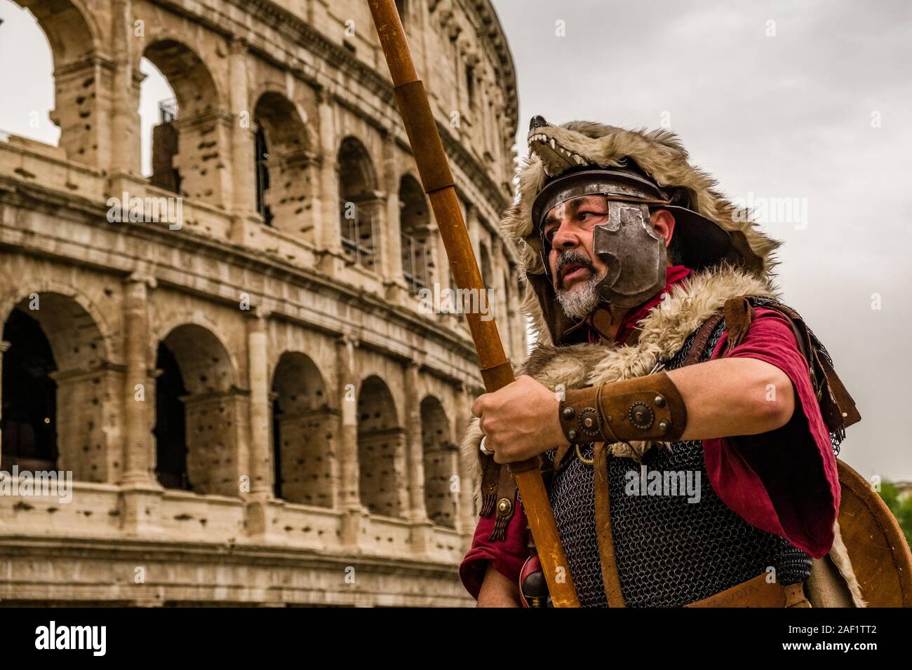 Historically dressed people taking part of the annual festival Natale ...