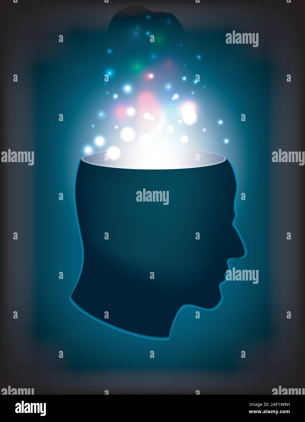 Human brain cutout Stock Vector Images - Alamy