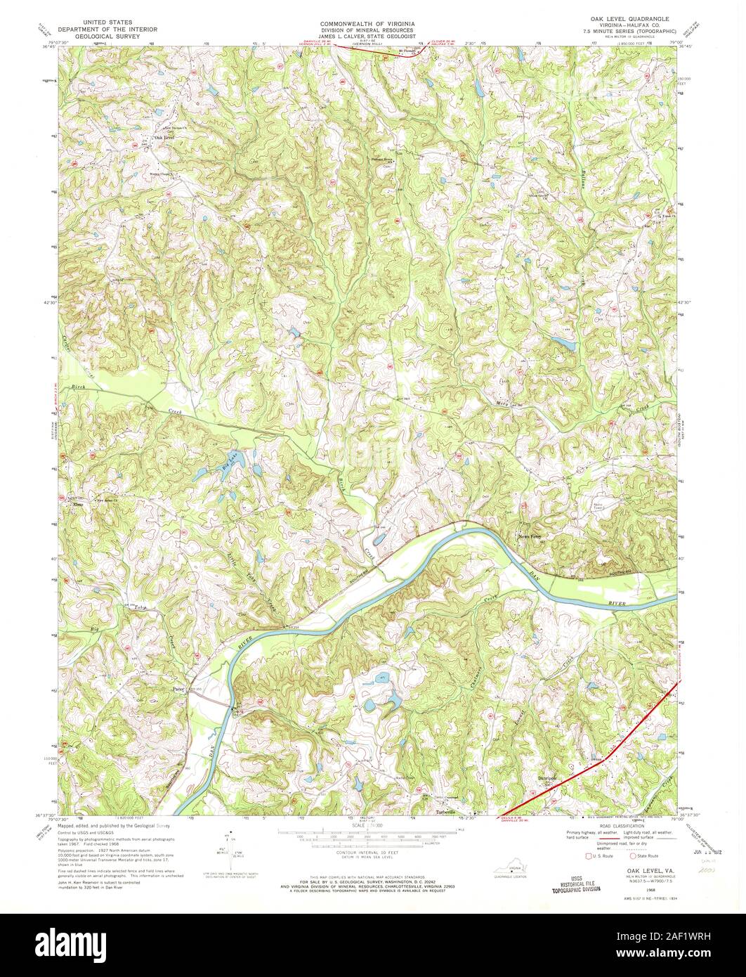 VA Oak Level 186167 1968 24000 Stock Photo - Alamy