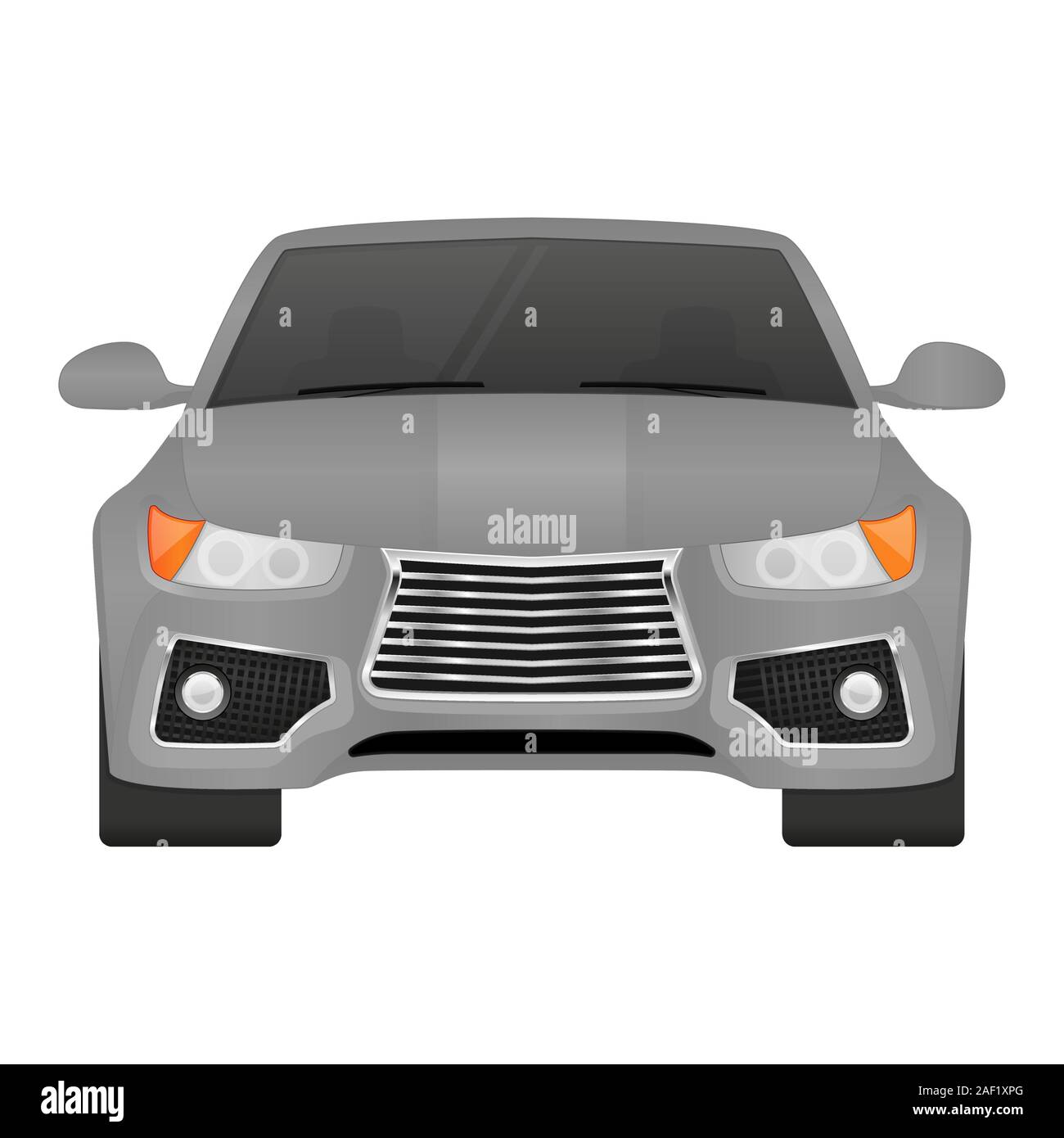 Front view gray side Stock Vector Images - Alamy