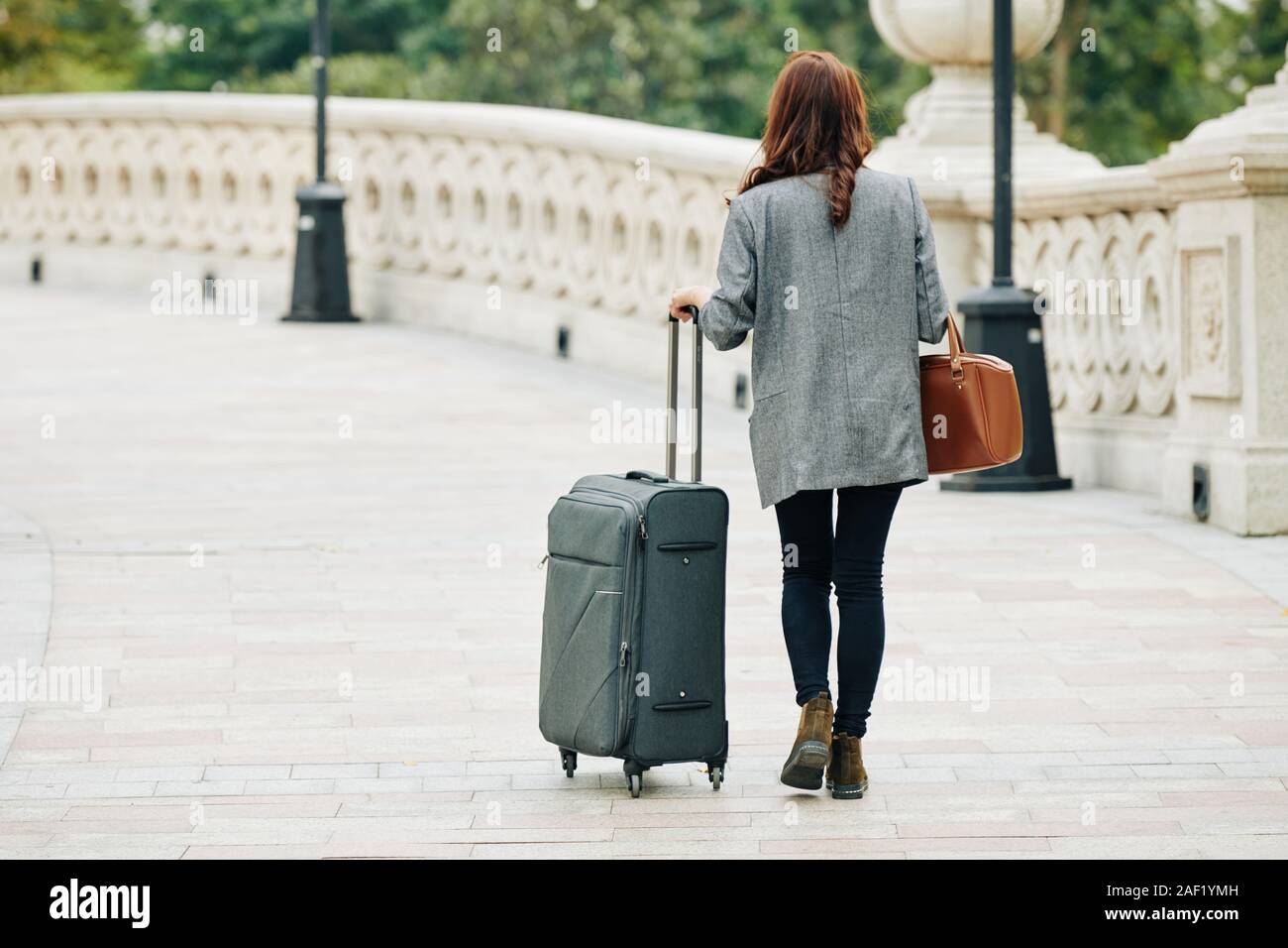 Lady With Suitcase
