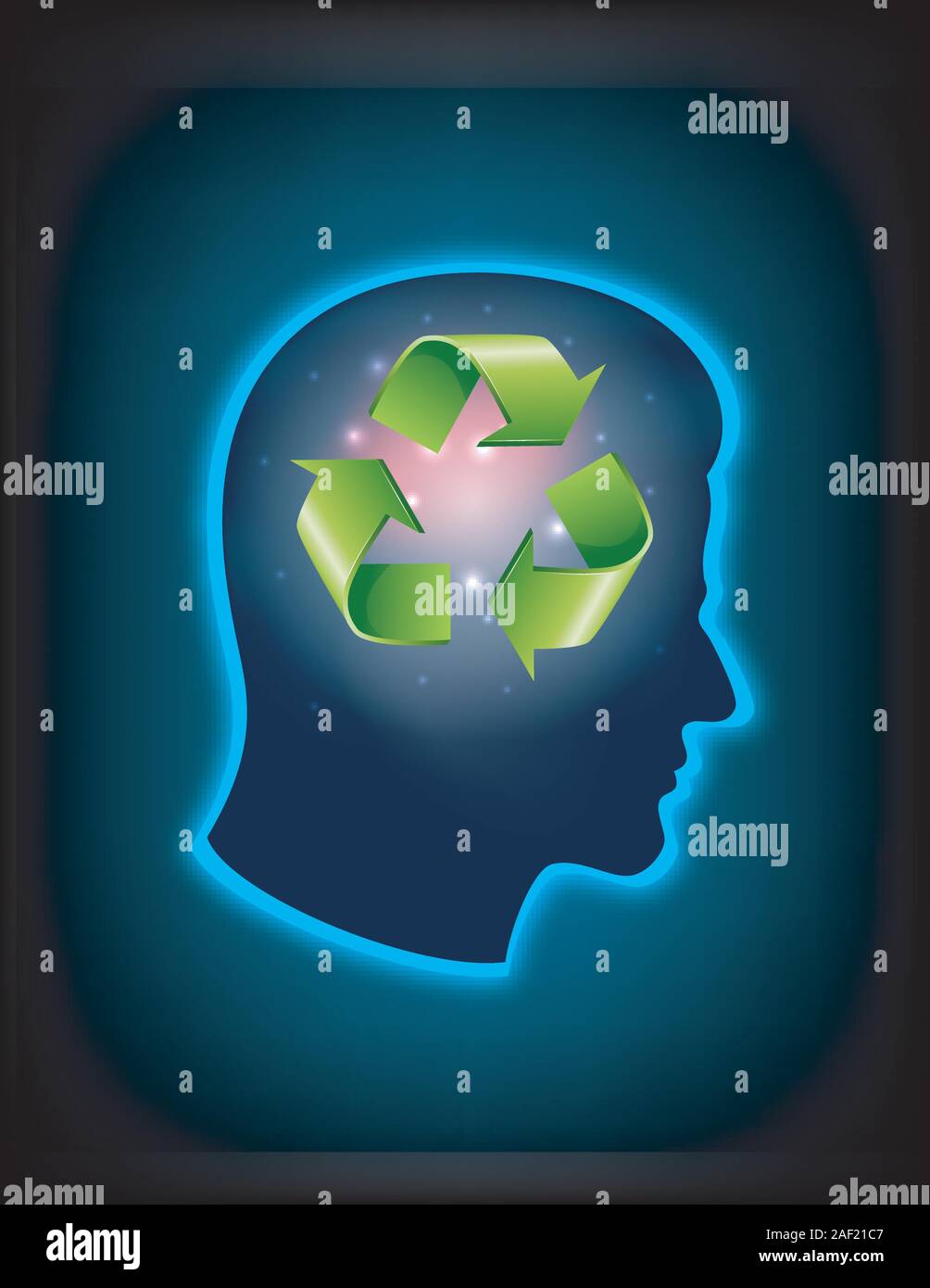 smart thinking to recycle Stock Vector Image & Art - Alamy