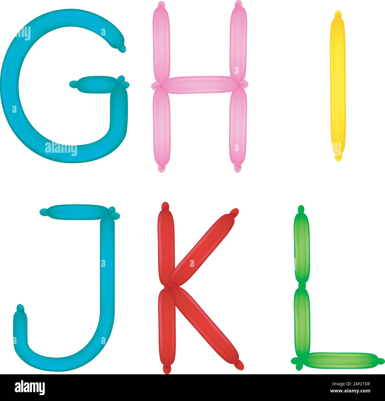 Colorful of alphabet Stock Vector Image & Art - Alamy
