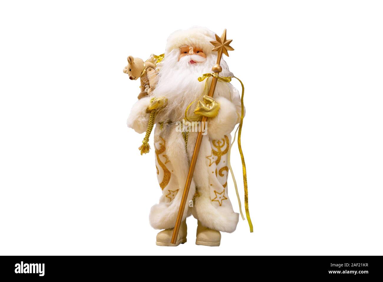 Santa Claus on a white background is isolated Stock Photo - Alamy