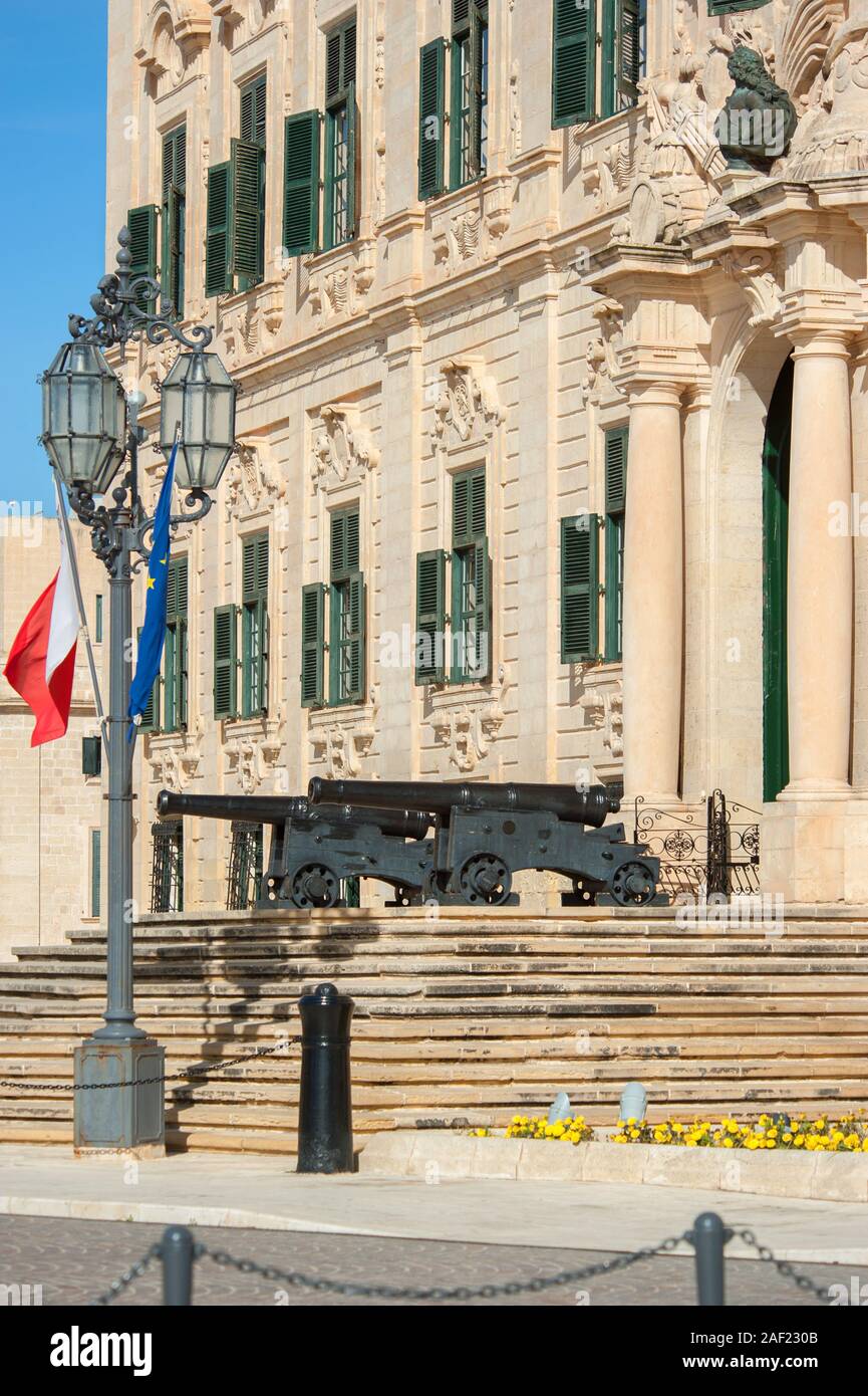 Auberge de Castille, Valletta, Malta Stock Photo - Alamy
