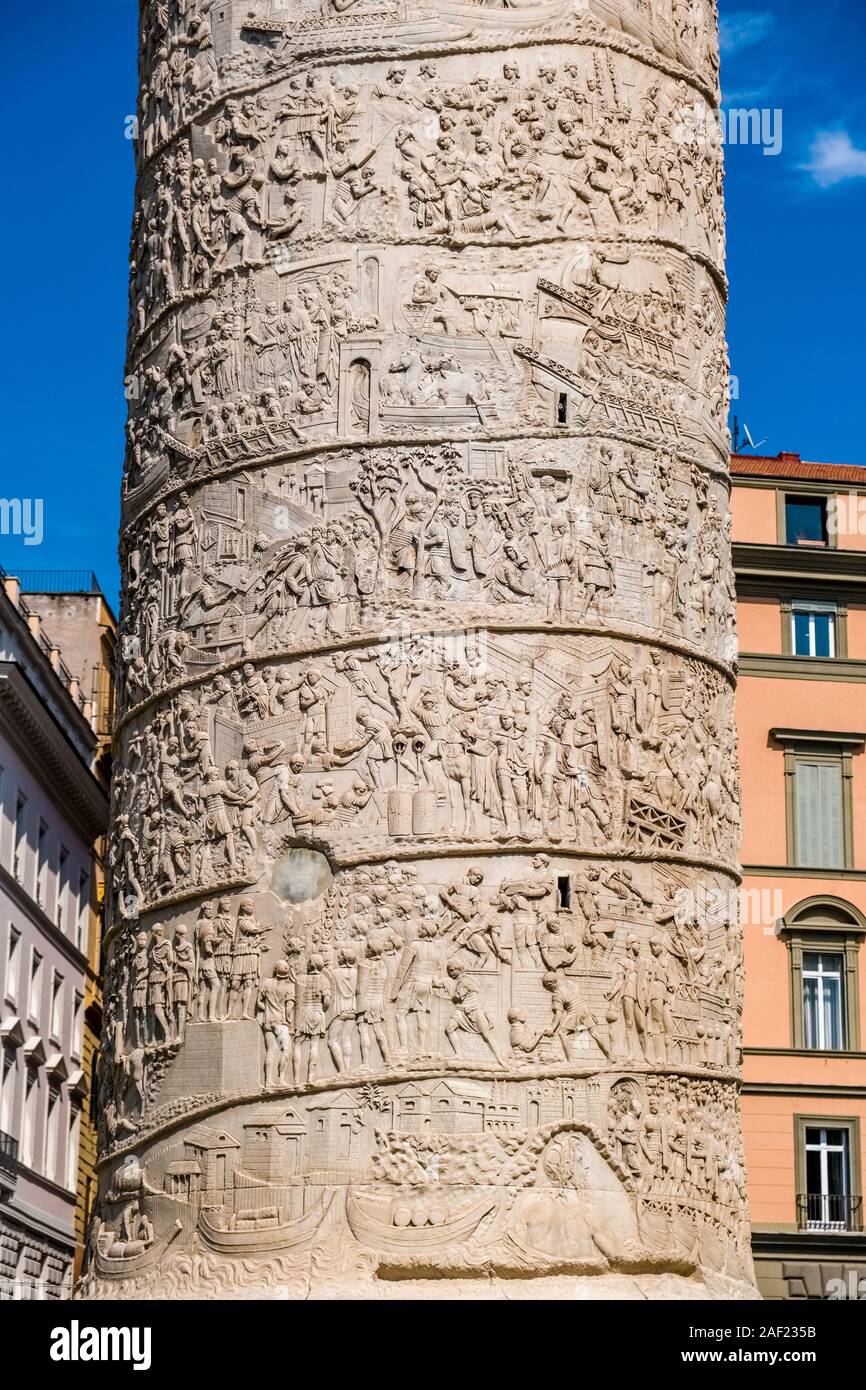 Trajan's column detail hi-res stock photography and images - Alamy