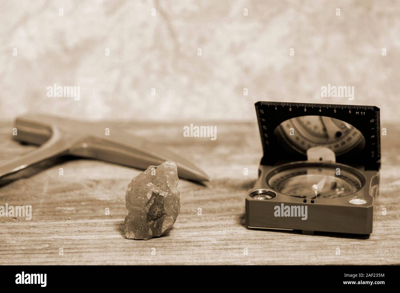 Geologists tools hi-res stock photography and images - Alamy