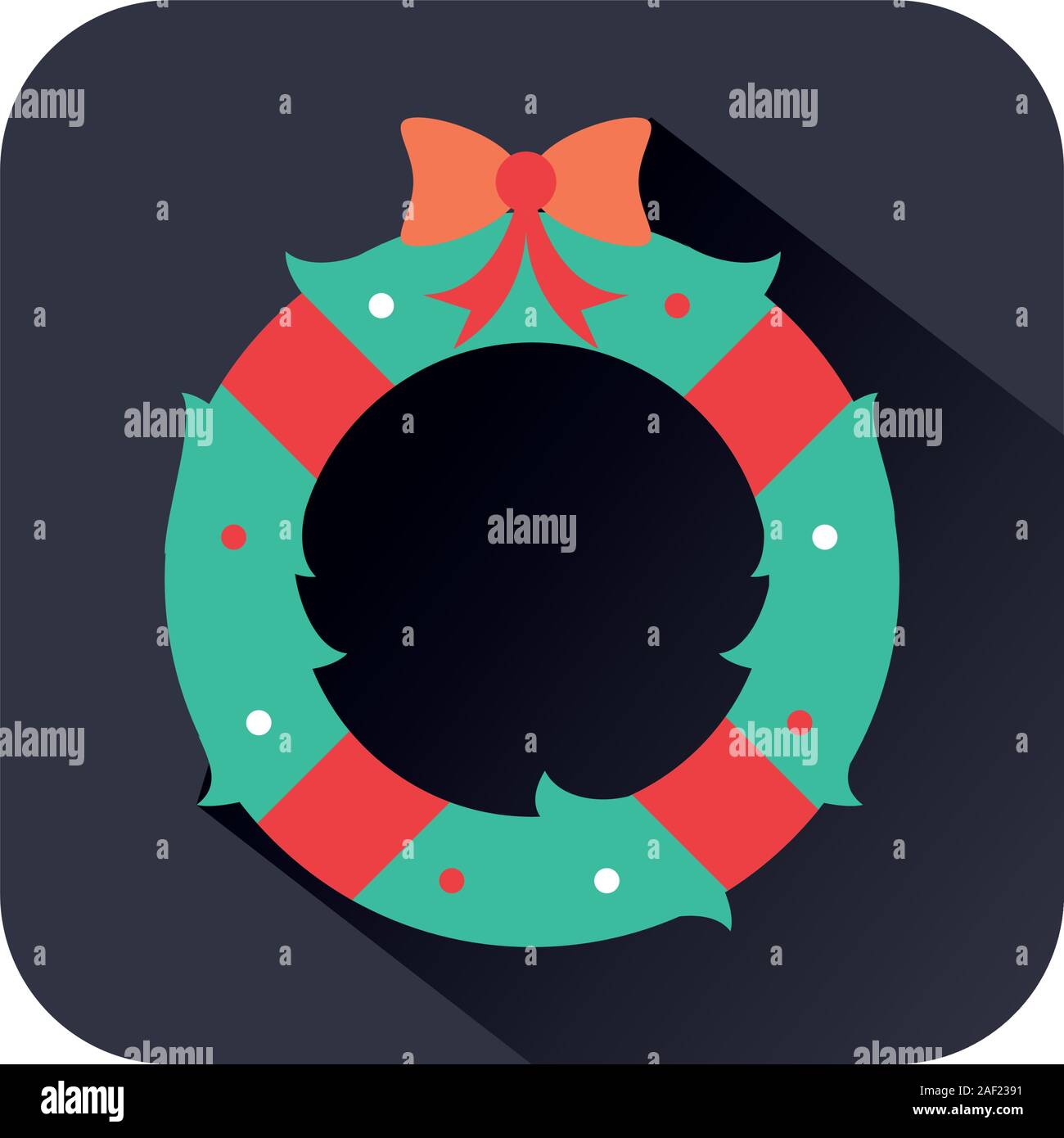 Wreath crown leafs icon Stock Vector Images - Alamy