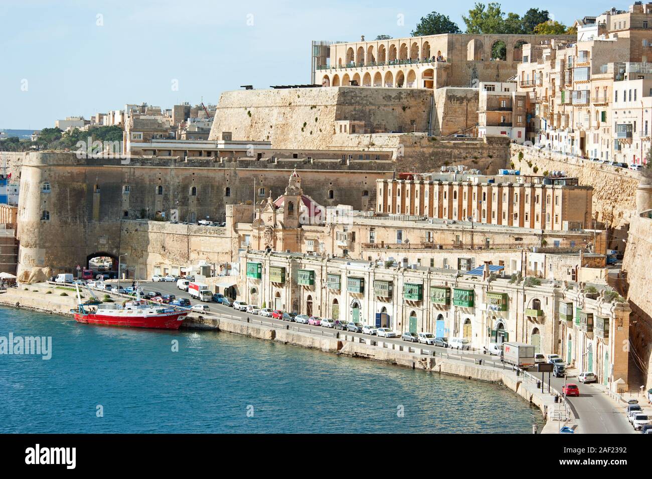 The Valletta waterfront, Valletta, Malta Stock Photo - Alamy