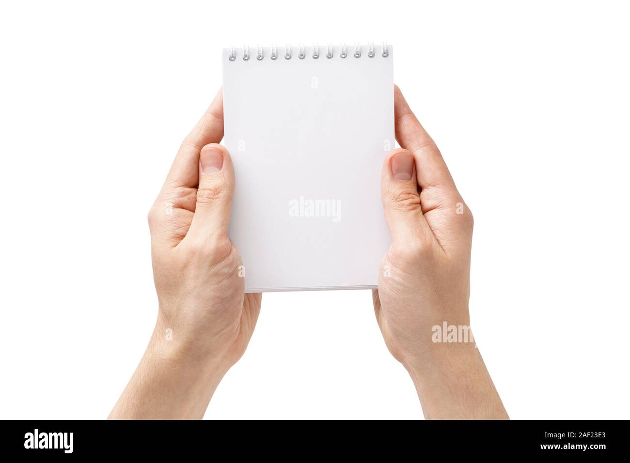 Hands holding tablet checklist on Cut Out Stock Images & Pictures - Alamy