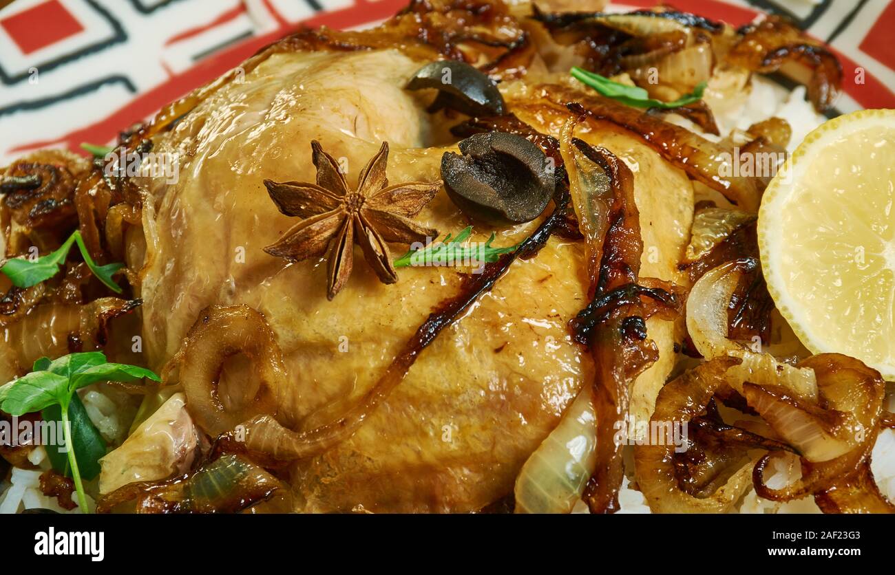 Senegalese Lemon Chicken , African Chicken Yassa Popular in West Africa ...