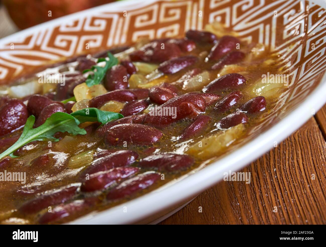 Maharagwe,Red Beans in Coconut Sauce , Chadian cuisine, Traditional ...