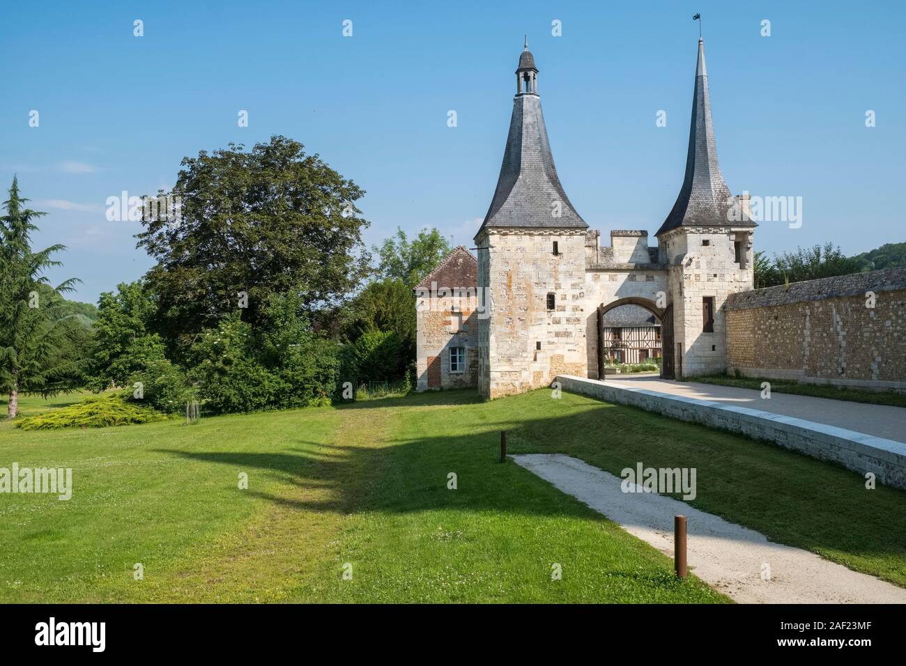 Le Bec-Hellouin (north-western France): Abbey of Notre-Dame du Bec ...