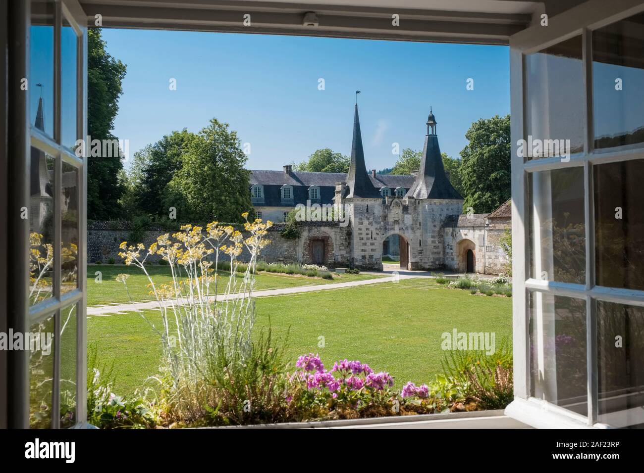 Le Bec-Hellouin (north-western France): Abbey of Notre-Dame du Bec ...