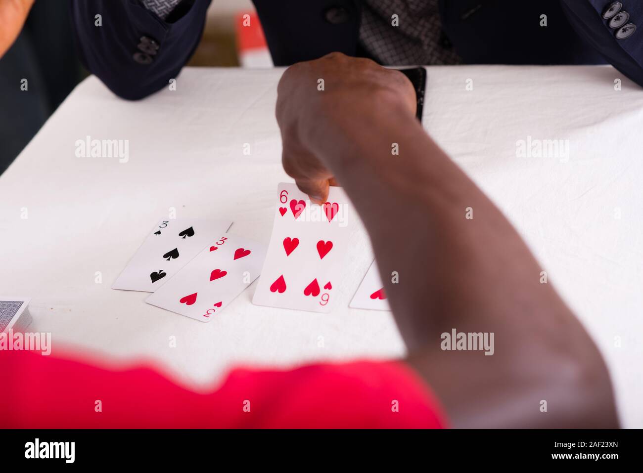 Facing up cards hi-res stock photography and images - Alamy