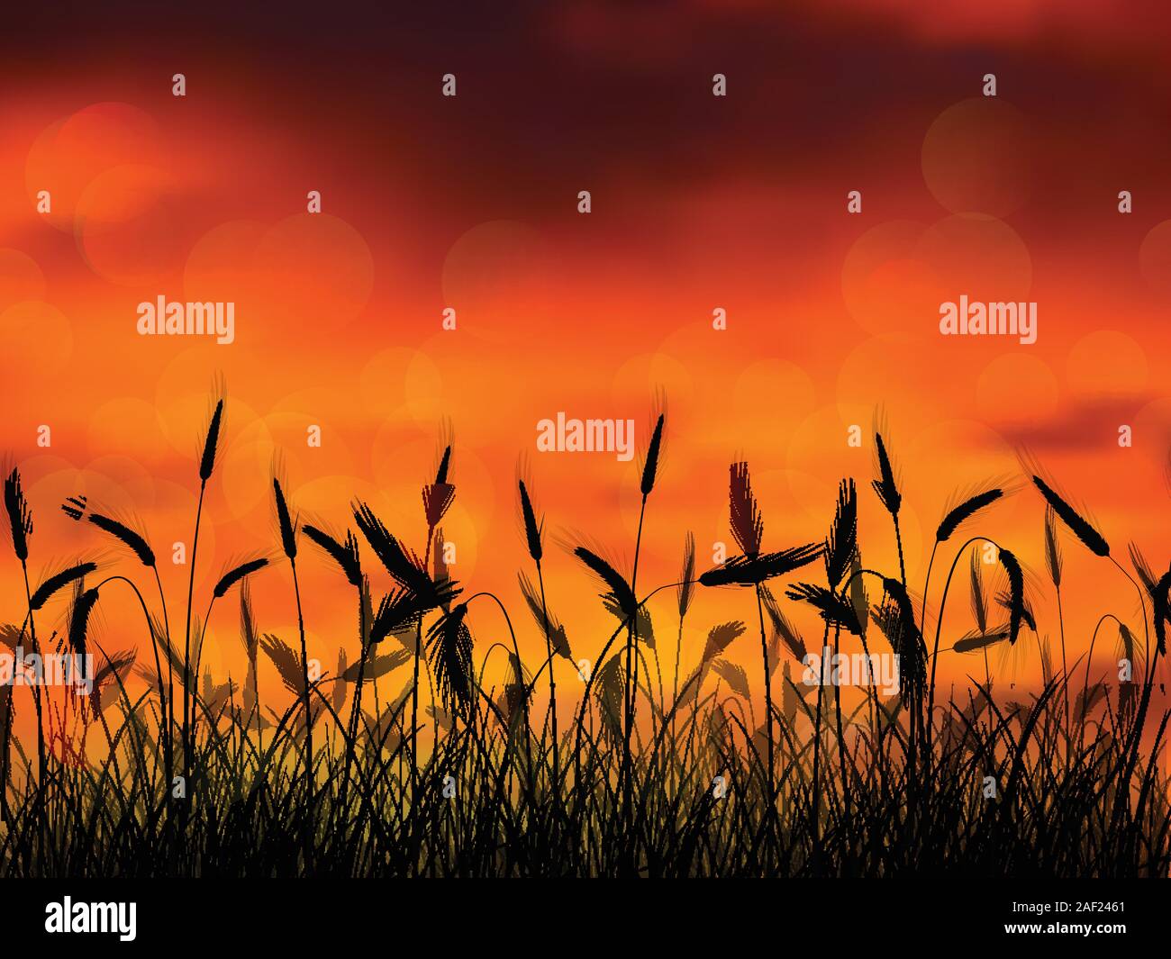 Lit sunset Stock Vector Images - Alamy