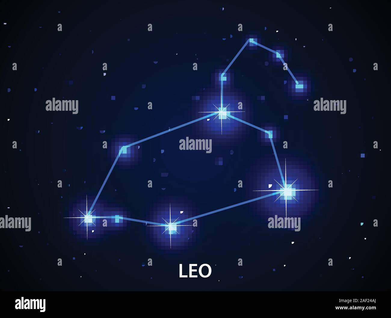 Leo zodiac Stock Vector Images - Alamy