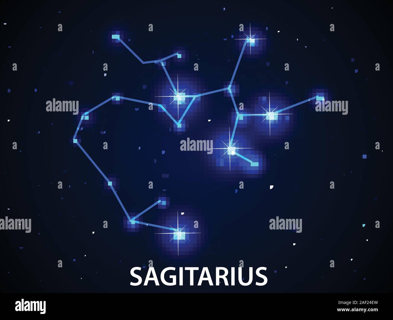 Set of Symbol Zodiac Sagittarius Stock Vector Image & Art - Alamy