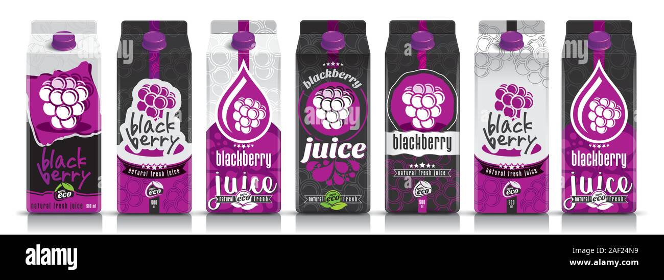 White blackberry fruits Stock Vector Images - Alamy