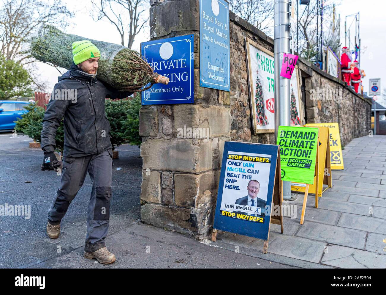 Edinburgh, United Kingdom. 12 December, 2019 Pictured: Maciek Wilk of ...