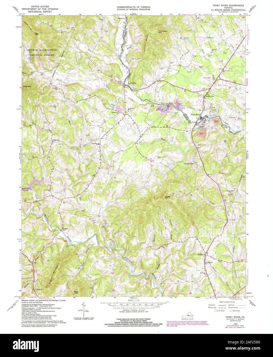 Piney map Cut Out Stock Images & Pictures - Alamy