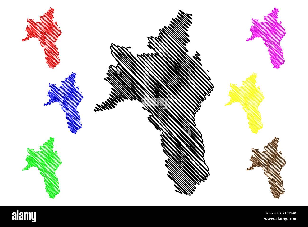 Roscommon County Council (Republic of Ireland, Counties of Ireland) map ...
