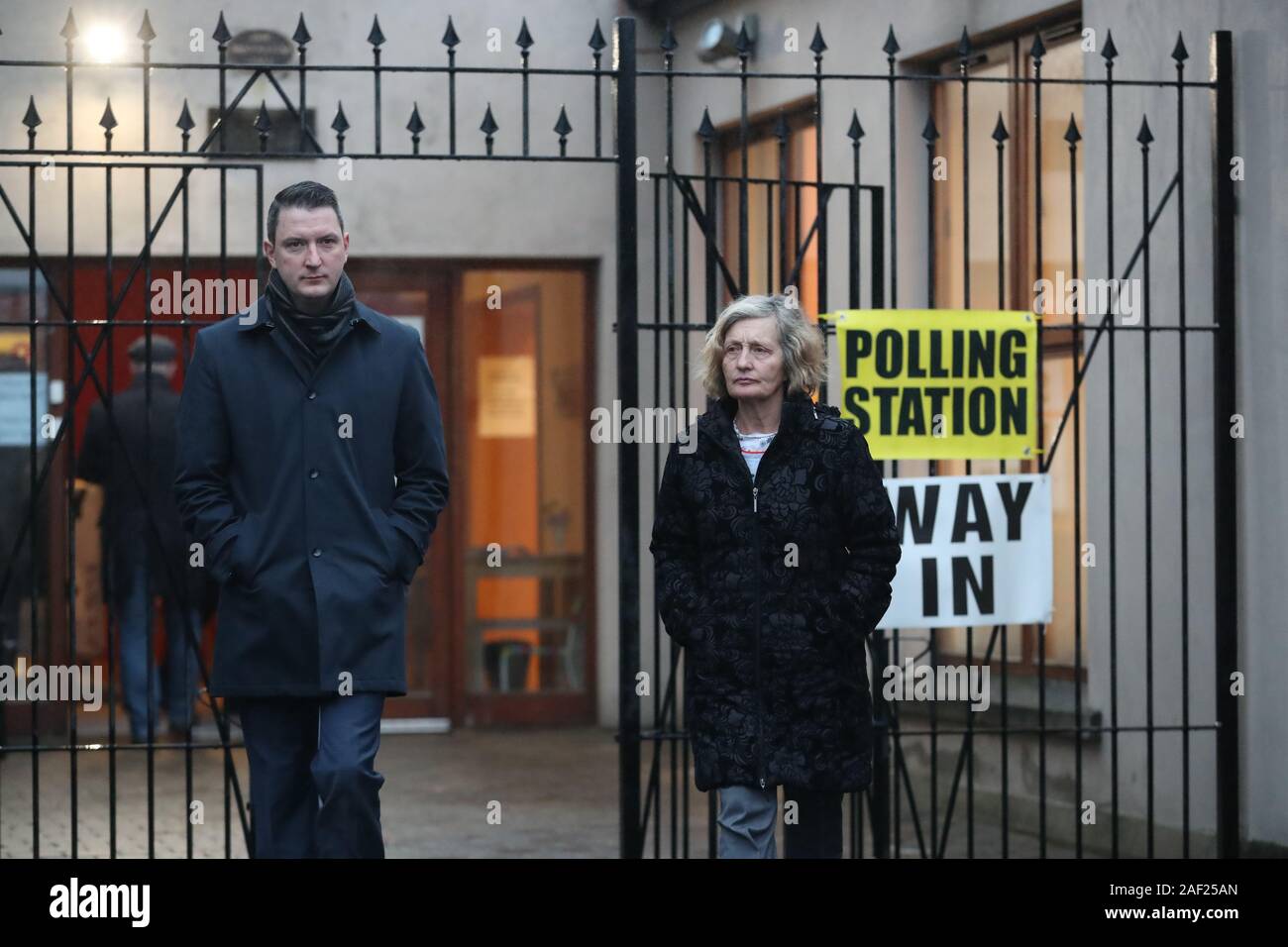 Sinn Fein candidate for North Belfast John Finucane and his mother ...