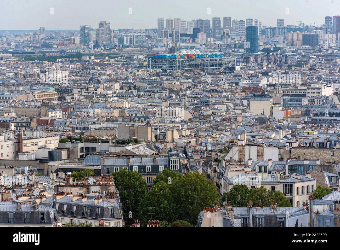 France rooftop view hi-res stock photography and images - Alamy