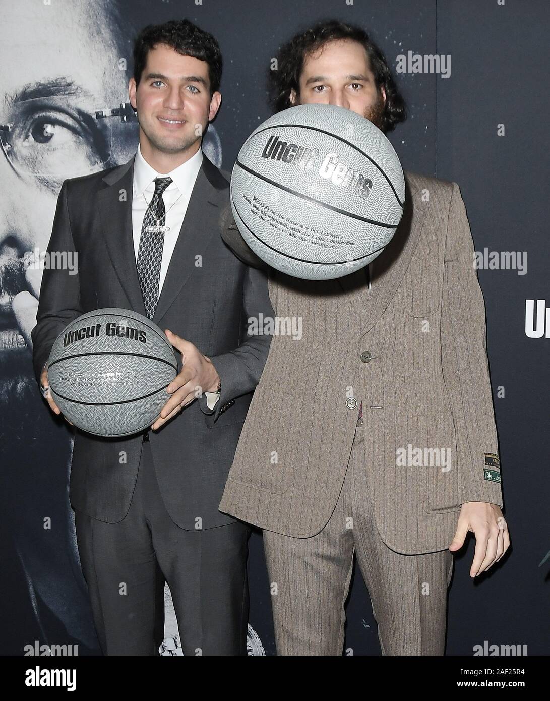 Los Angeles, USA. 11th Dec, 2019. (L-R) Benny Safdie and Josh Safdie at ...