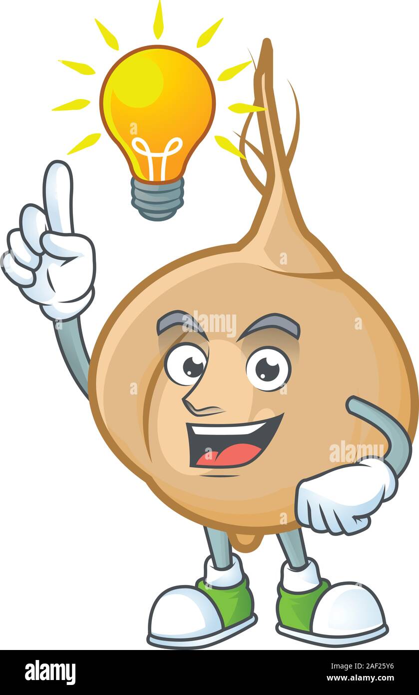 Have an idea cute jicama on a cartoon style Stock Vector Image & Art ...