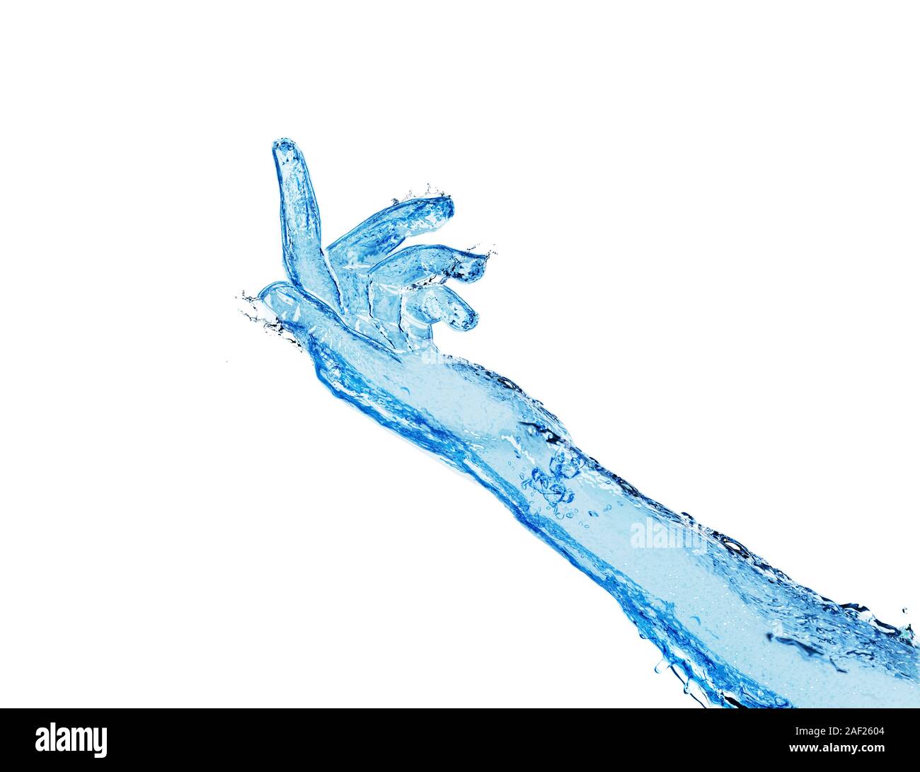 Human hand made water splash hi-res stock photography and images - Alamy