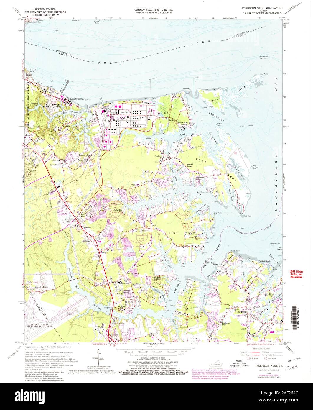 Poquoson map hi-res stock photography and images - Alamy