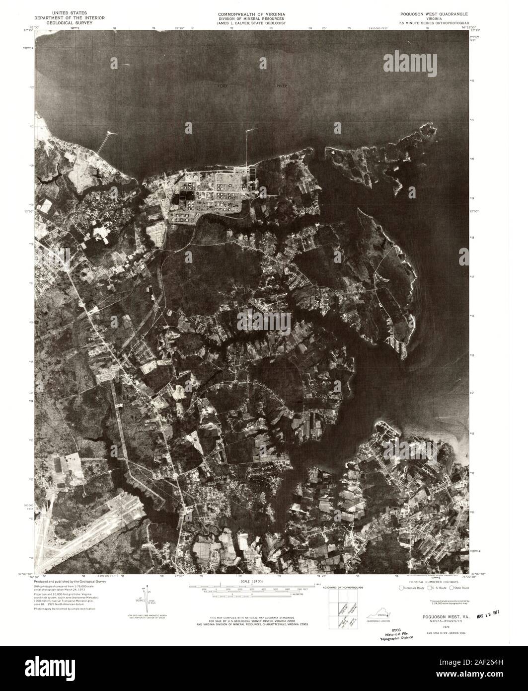 Poquoson map hi-res stock photography and images - Alamy