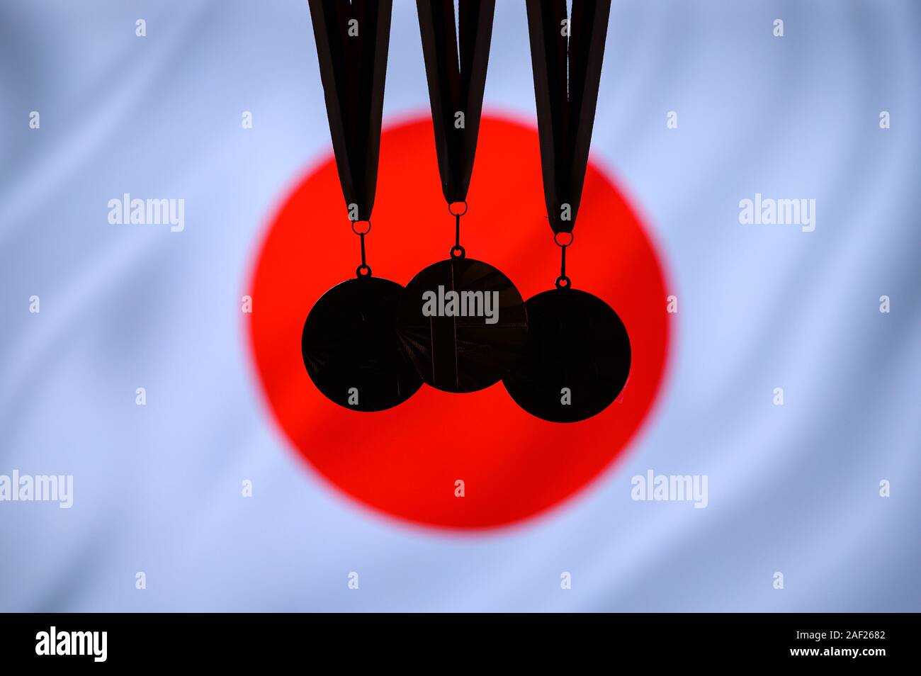 Japan flag tree medal hi-res stock photography and images - Alamy