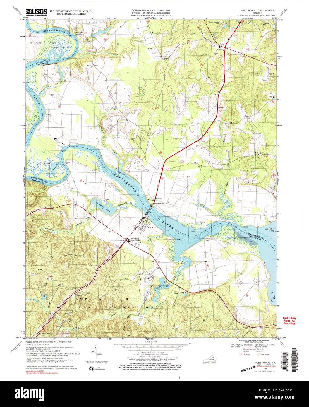 Port royal map Cut Out Stock Images & Pictures - Alamy