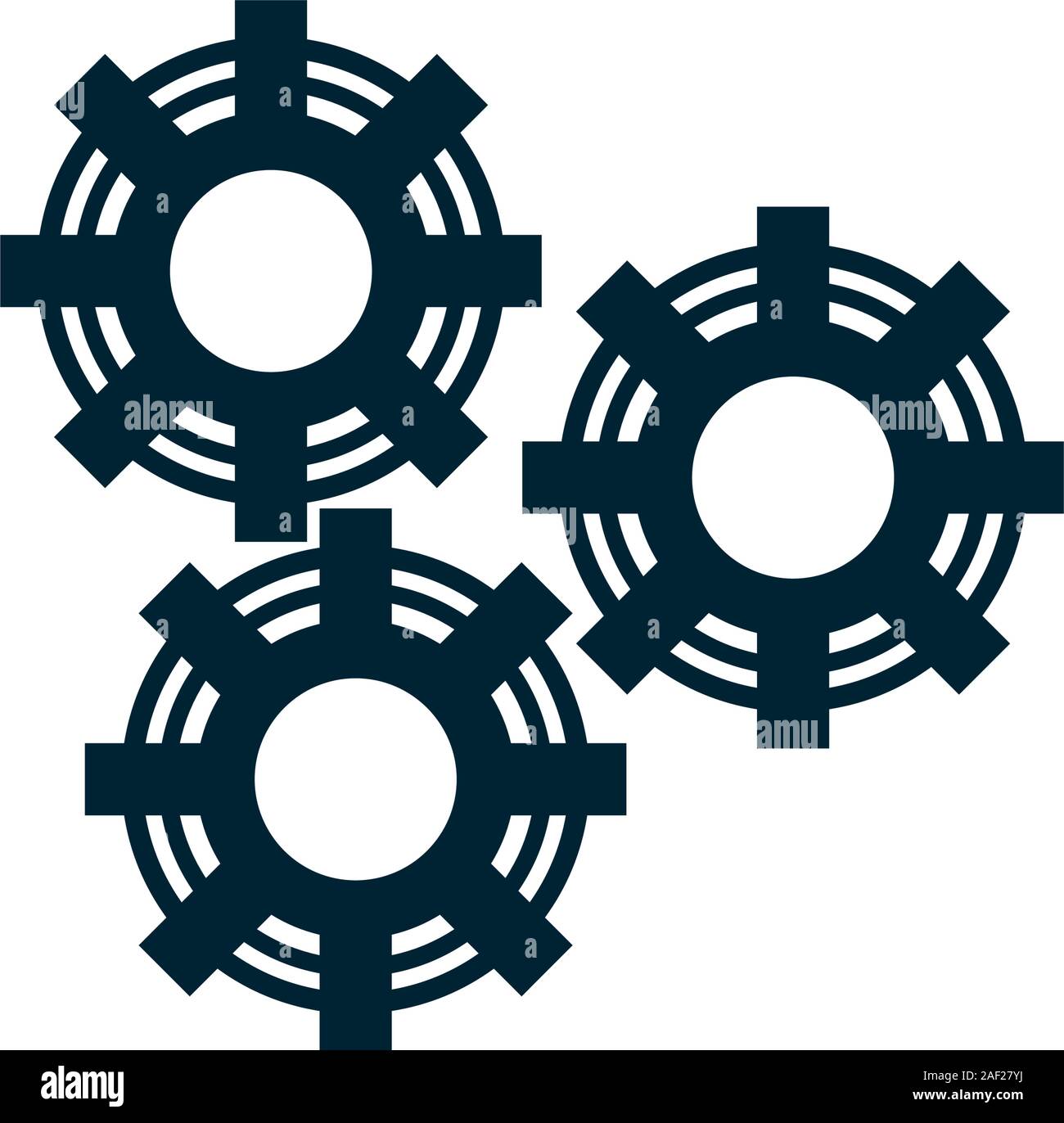 gear machine settings isolated icon Stock Vector Image & Art - Alamy