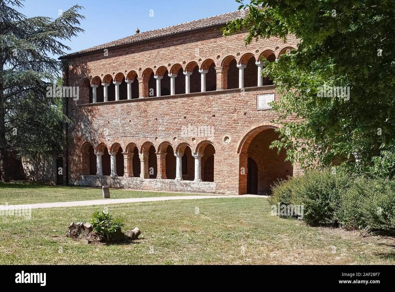 Italy Emilia Romagna Codigoro - Pomposa Abbey Stock Photo - Alamy
