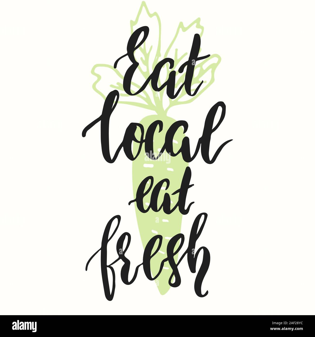 Eat Local Poster