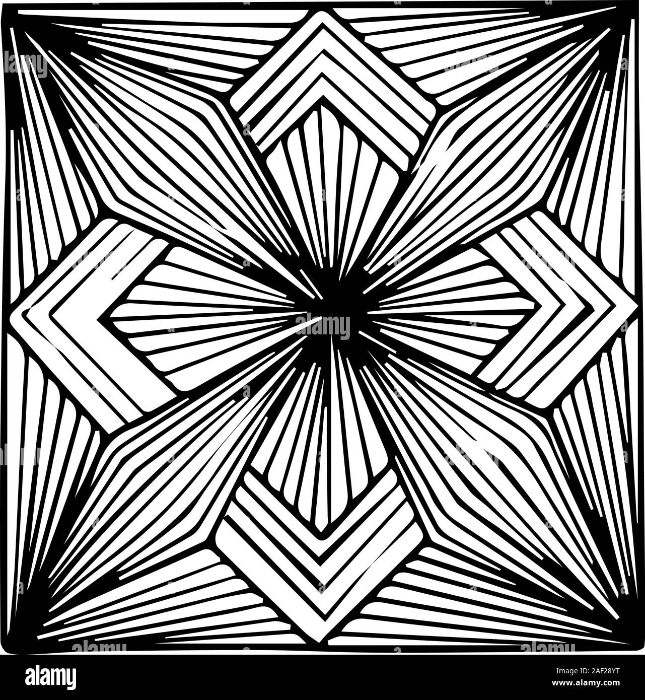 Straight Line Art Patterns