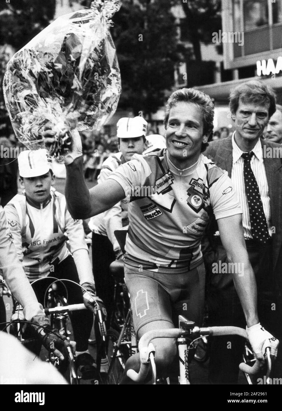 Dietrich Thurau says goodbye to road racing on 16 September 1988 with a ...