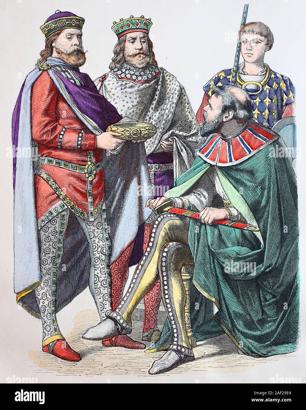 National costume, clothes, history of the costumes, Bytzantiner, at the ...