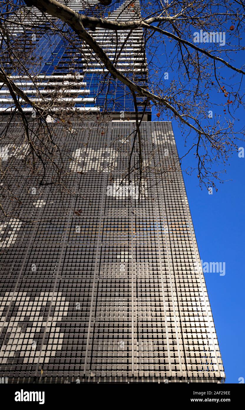 The modern buildings of Melbourne in the inner north of the city ...
