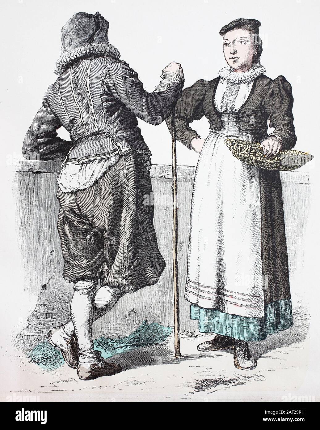 National costume, clothes, history of the costumes, cages from ...