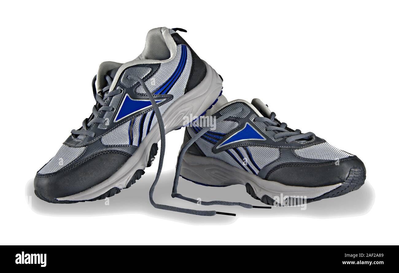 Sneakers isolated on white background Stock Photo - Alamy