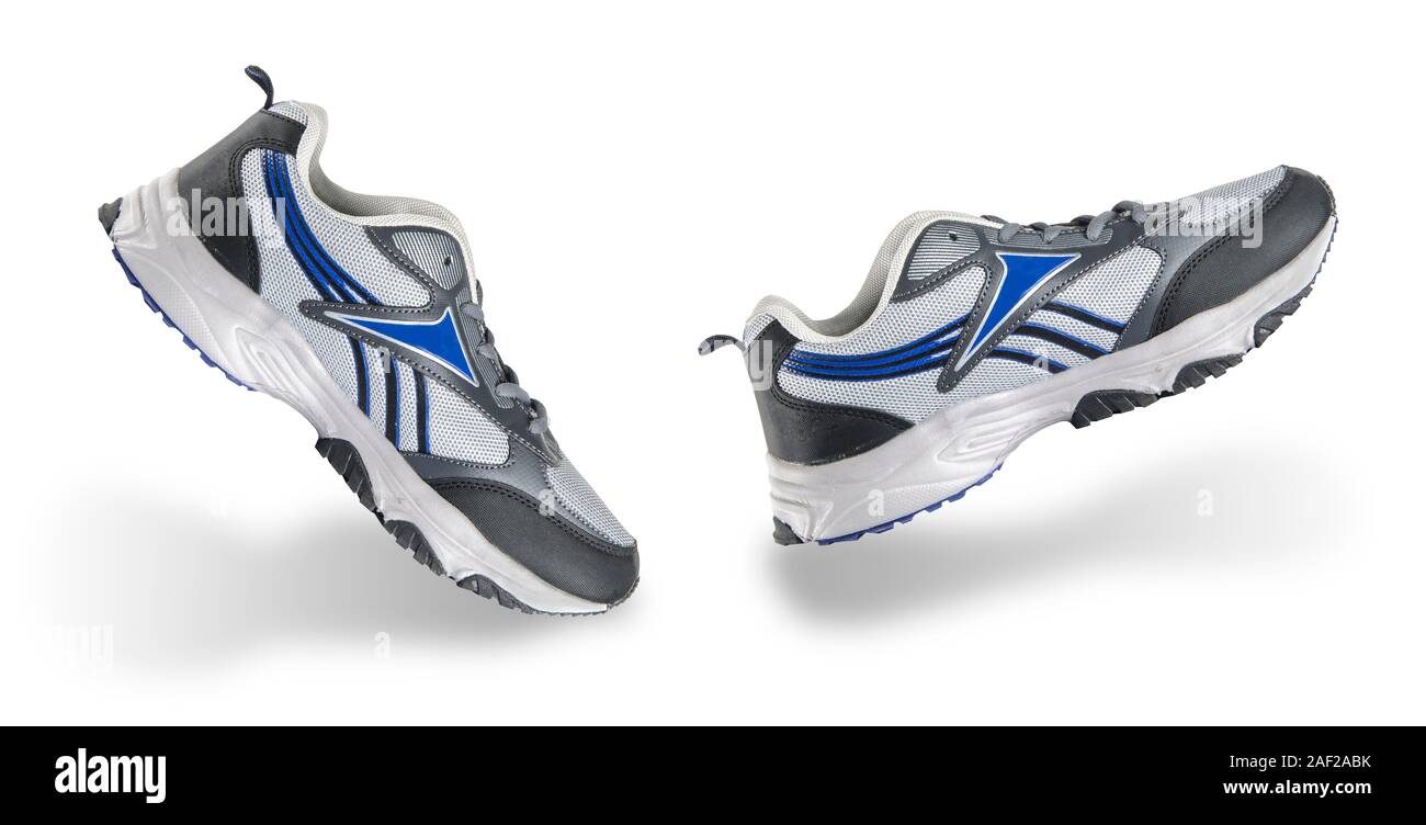 Sneakers isolated on white background Stock Photo - Alamy