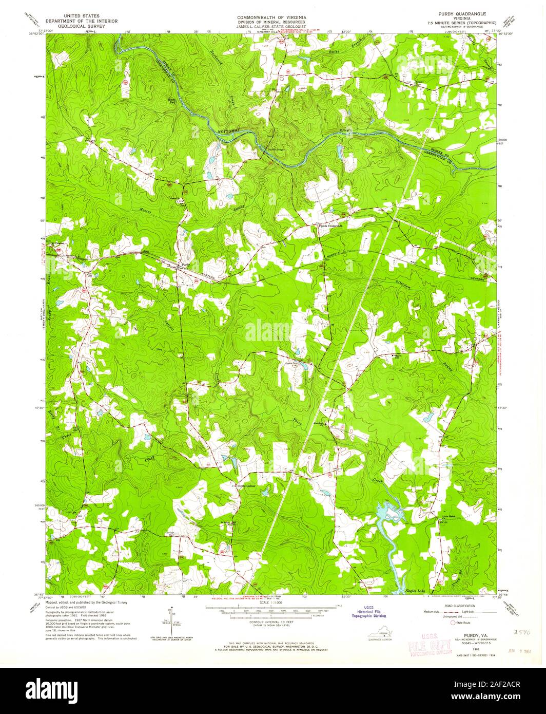 VA Purdy 186390 1963 24000 Stock Photo - Alamy