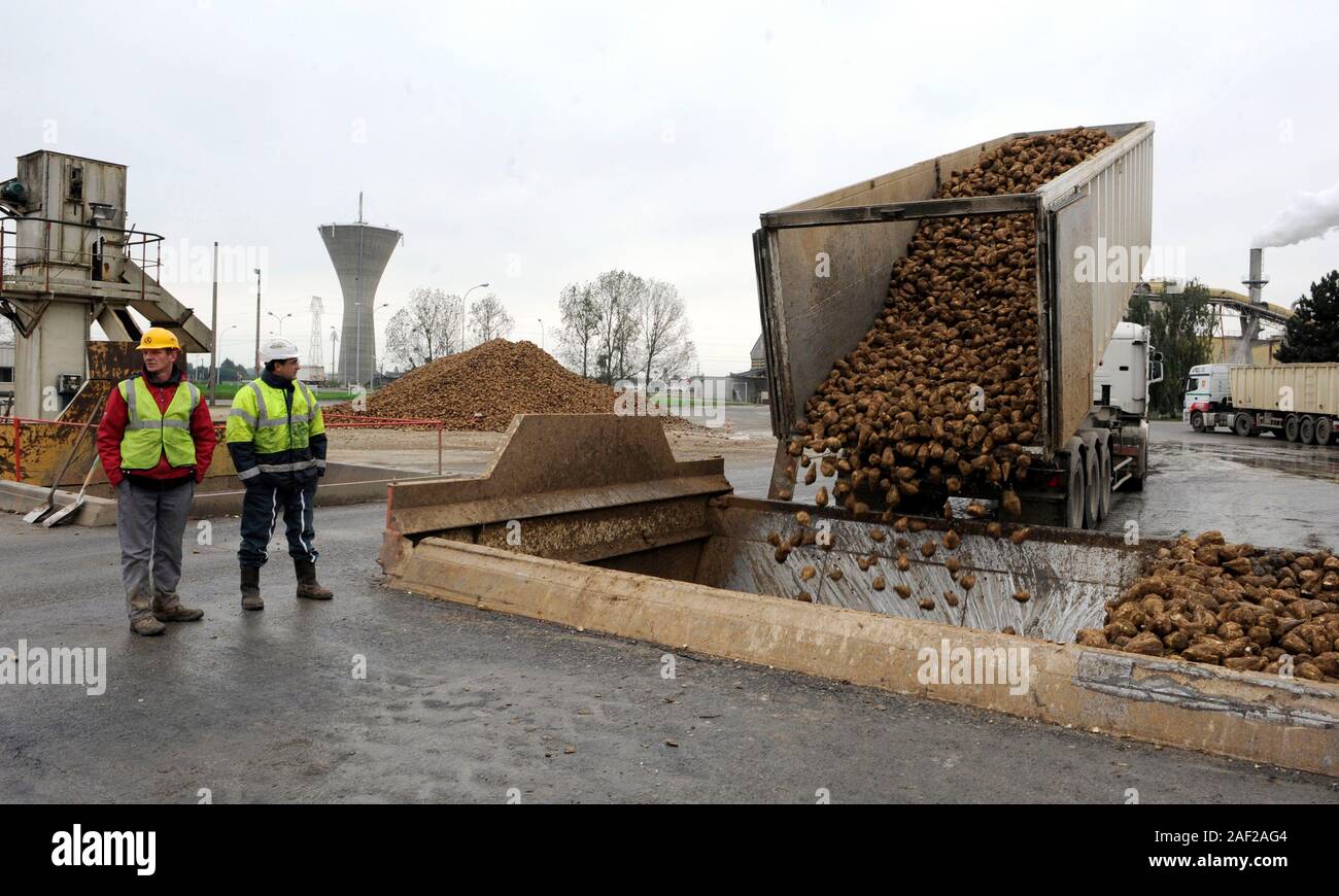 Cagny (Normandy, north-western France): Saint Louis Sucre sugar ...