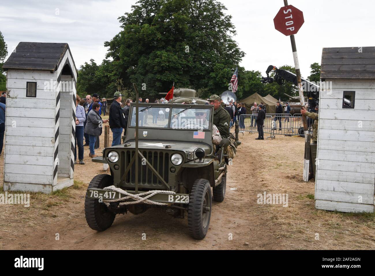 75th anniversary of the Normandy Landings: historical reenactment of ...